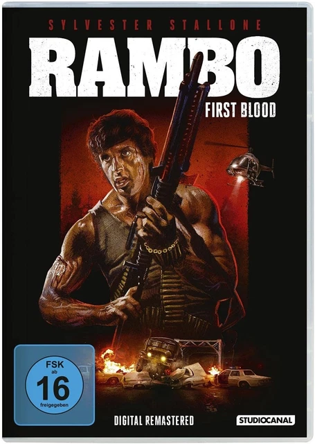 RAMBO - FIRST Blood: Digital Remastered (DVD) Stallone Sylvester Crenna ...