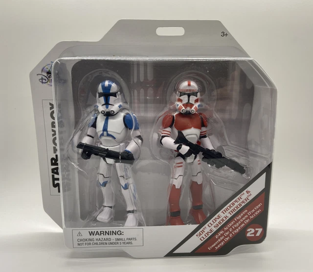 STAR WARS TOYBOX 501st Clone Trooper and Clone Shock Trooper Action ...