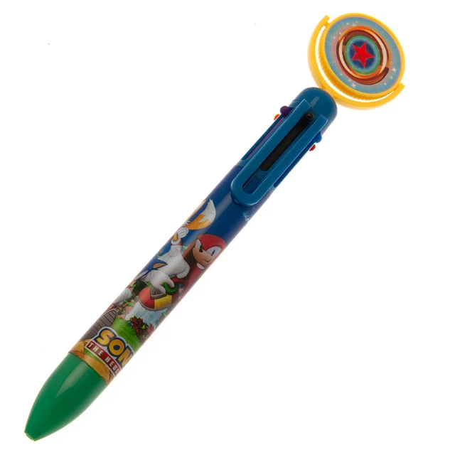 SONIC THE HEDGEHOG - Sonic The Hedgehog Multi Coloured Pen - New Pens ...