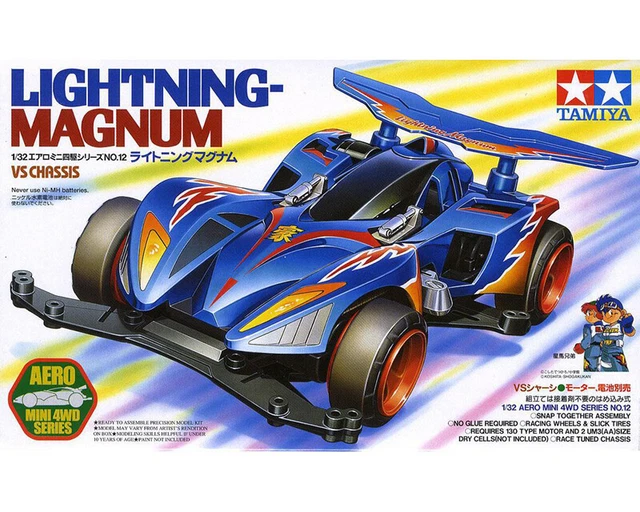 TAMIYA MINI4WD 19612 Aero Lightning-Magnum Vs Chassis Modélisme EUR 14 ...