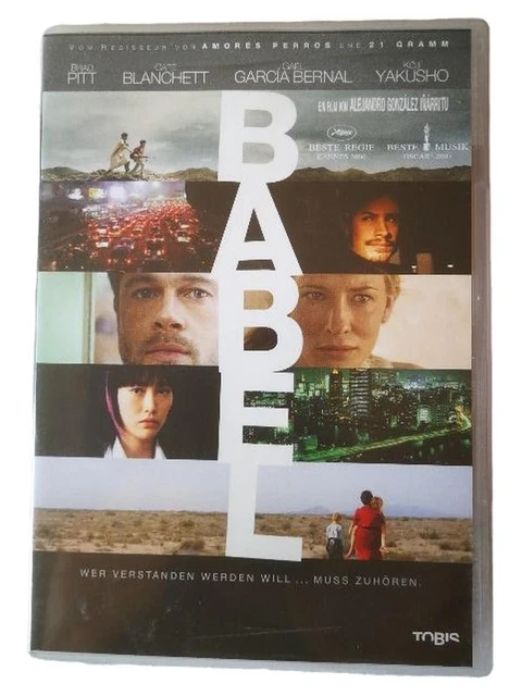 BABEL DVD FILM Drama Alejandro González Iñárritu Brad Pitt Cate ...