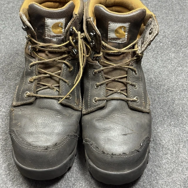 CARHARTT MEN RUGGED Flex 6" Composite Toe Work Boots size 9 Poron XRD ...