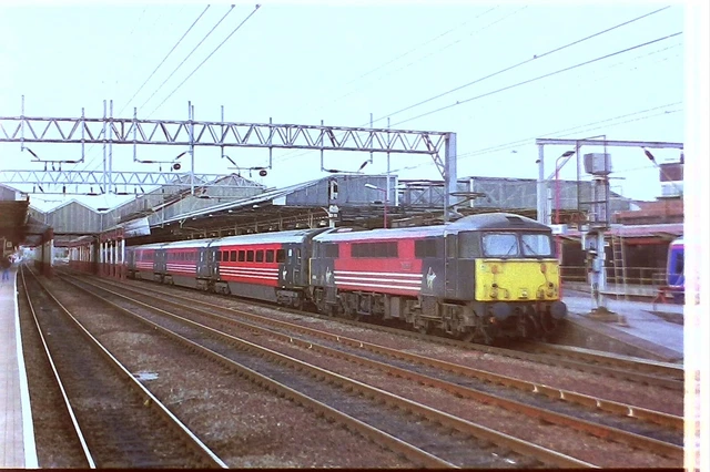 35MM RAILWAY COLOUR Negative Class 87 004 at Crewe £1.75 - PicClick UK