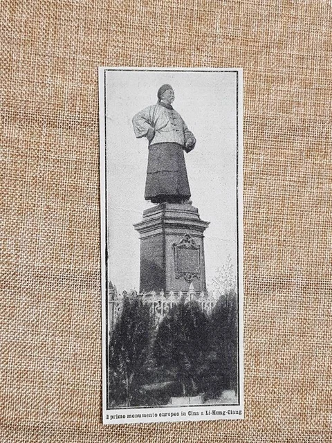 XUJIAHUI NEL 1912 Monumento a Li Hung Chang Xuhui District of Shanghai ...