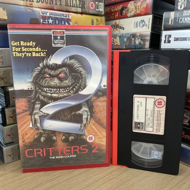 CRITTERS 2 - Big Box Ex-rental VHS - RCA/Columbia Pictures - Sci-Fi ...