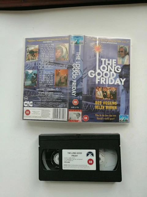 THE LONG GOOD Friday VHS Video 1980 Bob Hoskins Helen Mirren Gangster ...