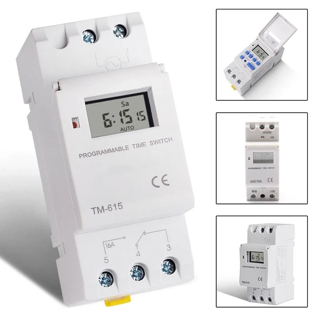 MINUTERIE NUMÉRIQUE LÉGÈRE et portable commutateur de temps programmable 220V EUR 25,49 ...