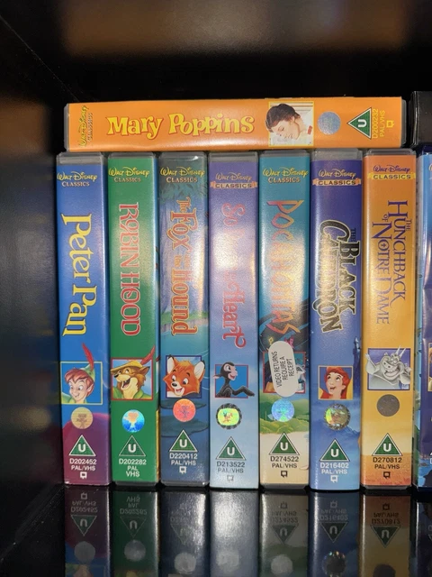 RARE VINTAGE WALT Disney Classics VHS Collection 35 Tapes - Classics ...