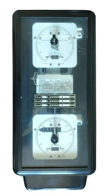 OLD THREE PHASE electric meter edf landis & gyr 1974 collection l8a1b £ ...