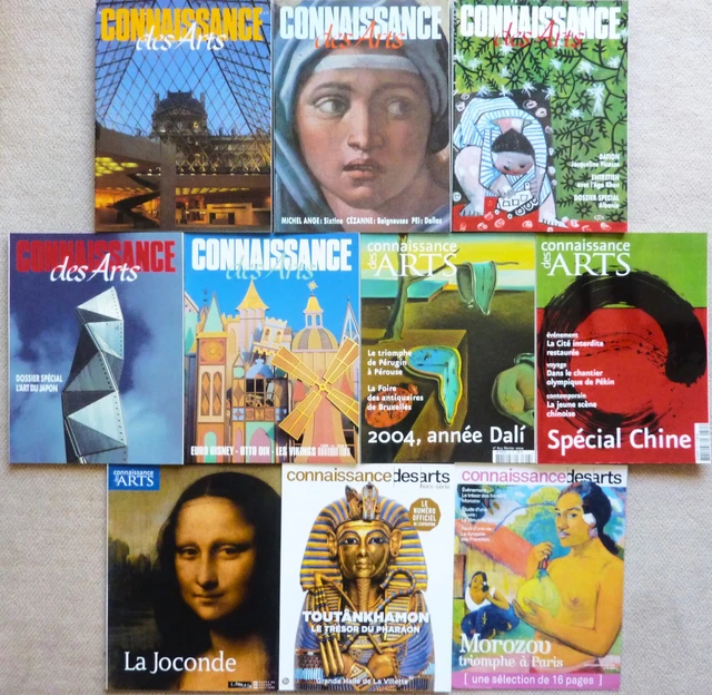 LOT DE 10 Magazines & Fascicule Connaissance Des Arts EUR 25,00 ...