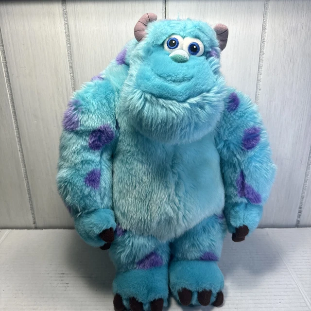 DISNEY STORE SULLEY Sullivan Monsters Inc Pixar - Blue Stuffed Animal ...