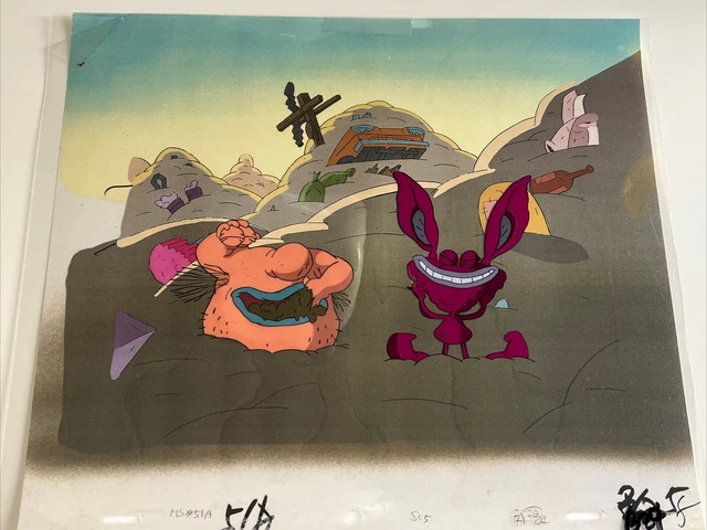 AAHHH!!! REAL MONSTERS ORIGINAL 1990S NICKELODEON PRODUCTION CEL - Ikis ...