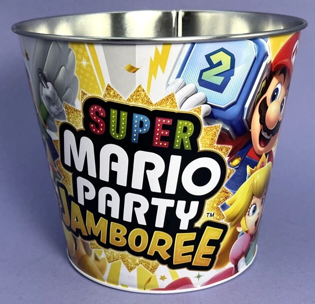 SUPER MARIO PARTY Jamboree Nintendo Target Exclusive Popcorn Bucket Tin ...