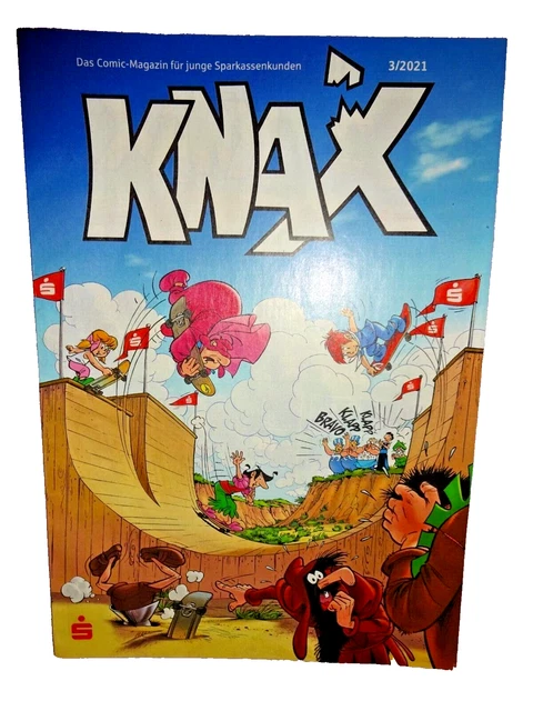03+06/2021 KNAX COMICS 2x Hefte Magazin Kinder Sparkasse Werbecomics ...
