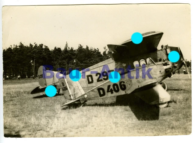 ORIGINAL FOTO FLUGZEUG Albatros Werksstaffel L 58 und L 60 Nürberg 1924 ...