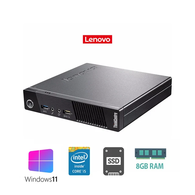 WINDOWS 11 MINI-PC, Intel i5, 8GB Memory, 256GB SDD, Thinkcentre Tiny £ ...