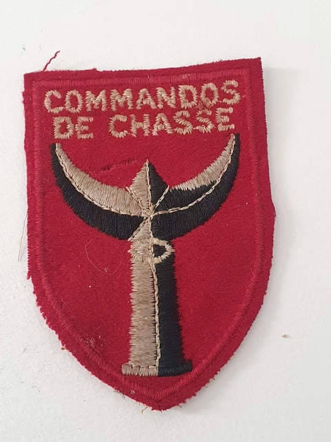 INSIGNE TISSU COMMANDOS de Chasse, guerre d'Algérie EUR 32,00 - PicClick FR