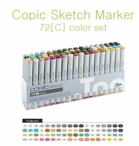 COPIC SKETCH MARKER 72 Color Set C Artist Markers ⭐Tracking⭐ $317.49 ...