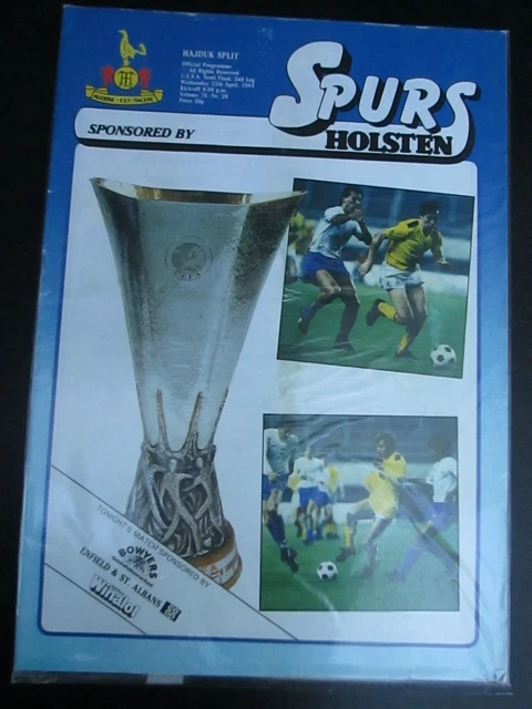 TOTTENHAM HOTSPUR V Hajduk Split - UEFA Cup semi-final - 25th April ...