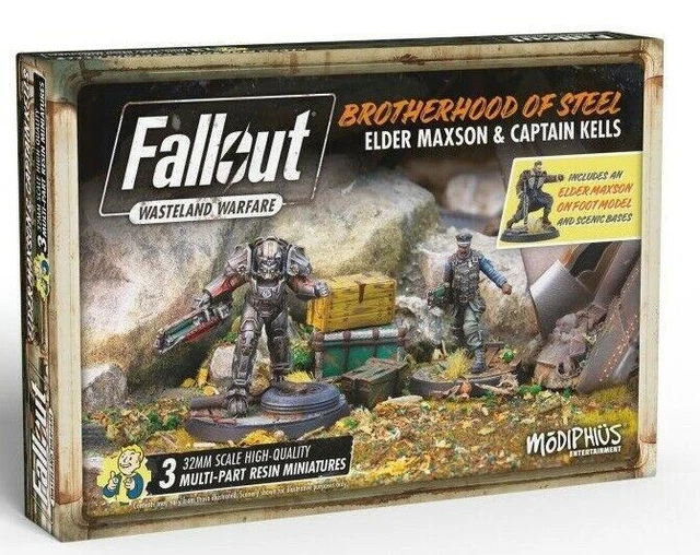NUEVO FALLOUT WASTELAND Warfare Brotherhood of Steel Elder Maxon ...