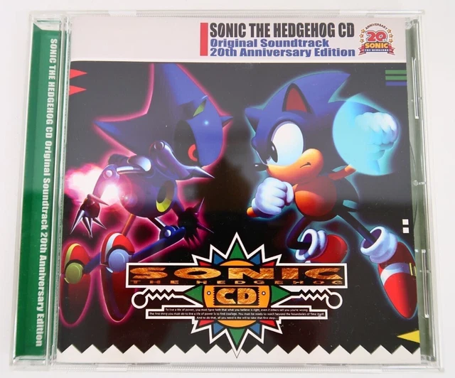 SONIC THE HEDGEHOG CD Original Soundtrack 20th Anniversary Edition Game ...