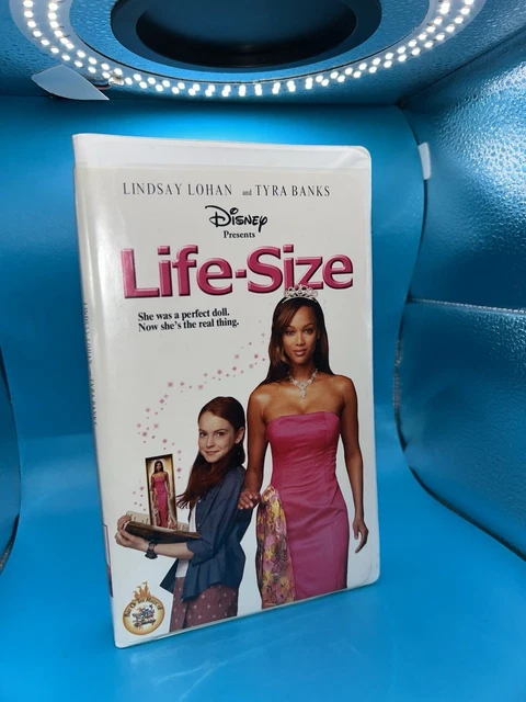 DISNEY CHANNEL VHS “Life-Size” Movie Tyra Banks & Lindsay Lohan RARE ...