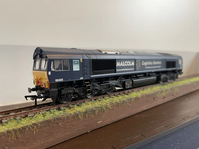 BACHMANN 32-729 66405 BLUE MALCOLM LOGISTICS Diesel Loco, OO Gauge, DCC ...
