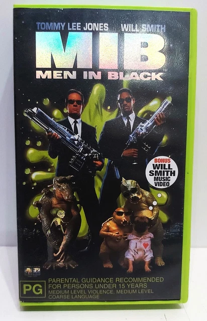 MIB MEN IN Black WILL SMITH TOMMY LEE JONES ACTION/SCI-FI VHS MOVIE LIKE NEW $19.98 - PicClick AU