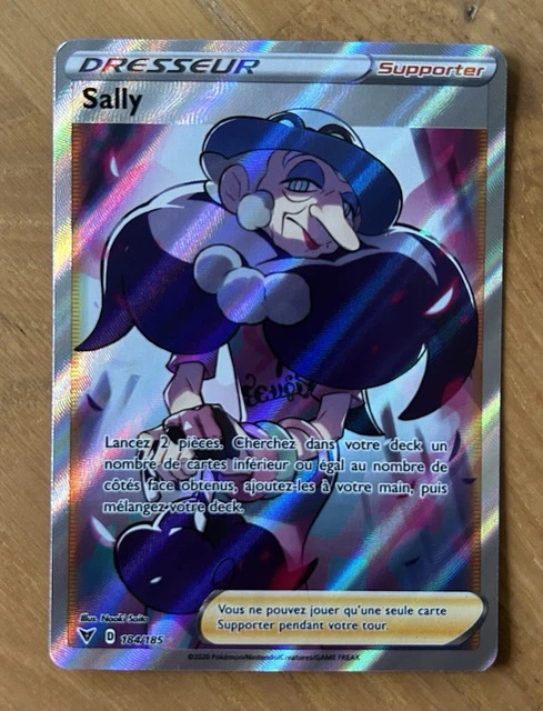 CARTE POKÉMON SALLY 184/185 Full Art EB04 Voltage Éclatant FR NM EUR 8 ...