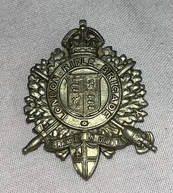 THE LONDON RIFLE Brigade British Army/Military Hat/Cap Badge (A1) £14. ...