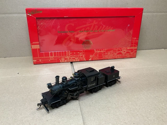 BACHMANN SPECTRUM HO Scale Steam Locomotive 70 Ton 3 Truck Climax Shay ...