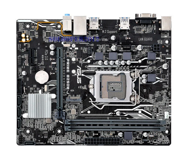 ASUS PRIME B250M-J Socket LGA 1151 Motherboard Intel B250 DDR4 DIMM ...