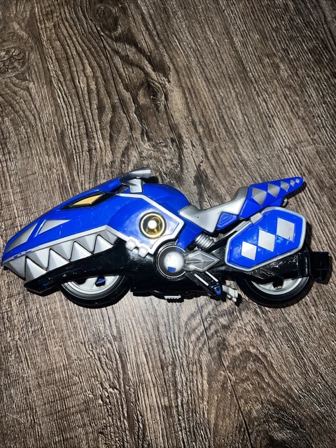 POWER RANGERS DINO Thunder Blue Raptor Cycle 2000 Bandai Motorcycle ...