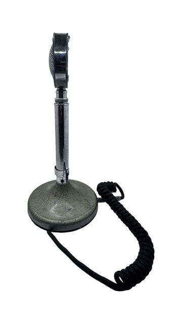 ANTIQUE ASTATIC D- 104 MIC FLAG Microphone Needs Part On Cord FAST ...