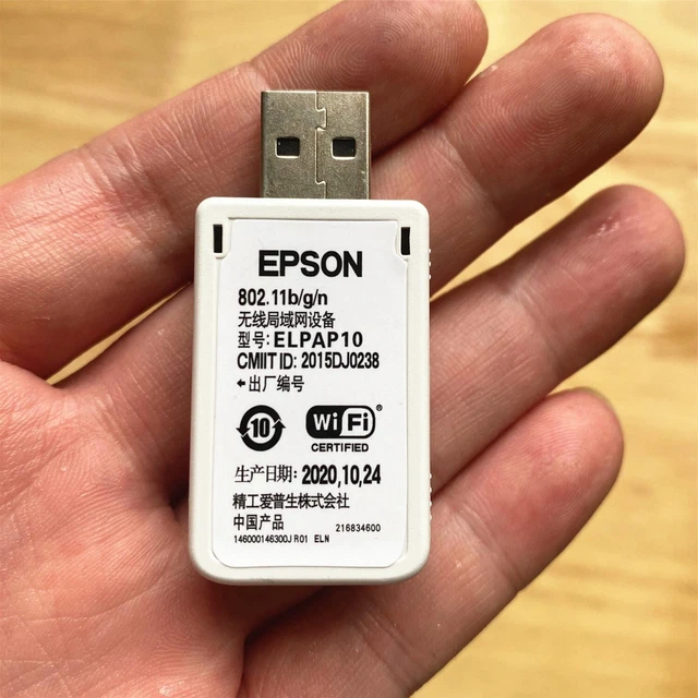 WIRELESS LAN CARD ELPAP10 USB Wi-Fi Adapter For EPSON Projector Brand ...