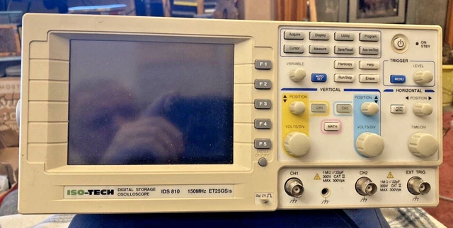 VINTAGE LAB EQUIPMENT, ISO-TECH Digital Storage Oscilloscope IDS 810 ...