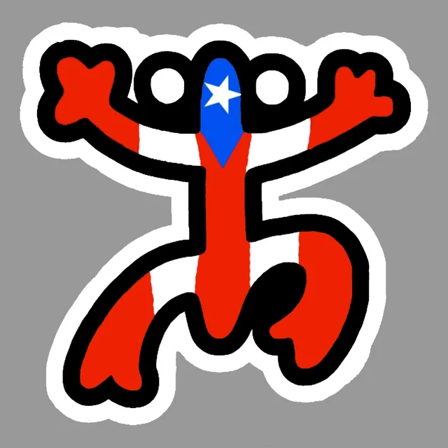 PUERTO RICO FLAG Pr Sticker Decal Bandera Puerto Rico Coqui Taino puerto-rico-flag-pr-sticker-decal-bandera-puerto-rico-coqui-taino