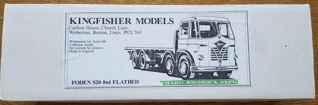 KINGFISHER MODELS FODEN S20 8x4 Flatbed White Metal KIT. £52.72 ...