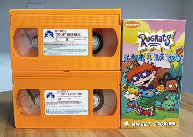 RUGRATS VHS LOT 2 Nickelodeon Video Tape I Think I Like You Tape 4 ...