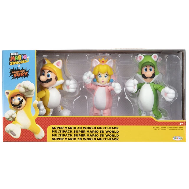 317767 SUPER MARIO Bros pack 3 figures 10cm EUR 54,99 - PicClick FR