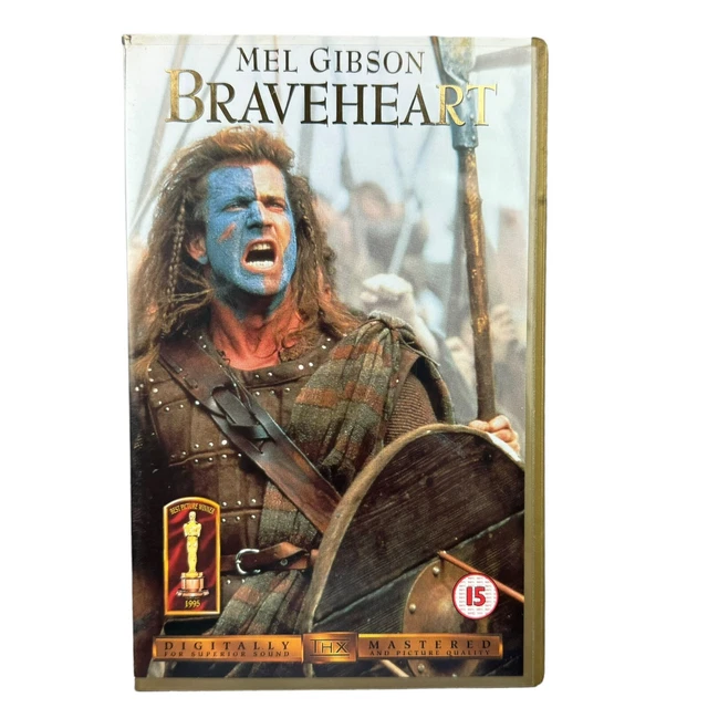 BRAVEHEART VIDEO VHS Action Film Movie Vintage Movie Cert 15 1995 £9.99 ...