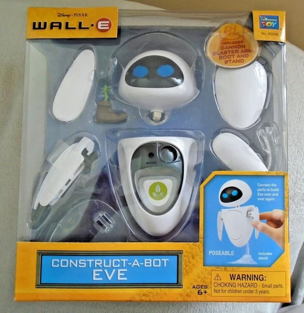 DISNEY PIXAR WALL-E Construct-a-Bot Eve Thinkway Toys Brand New in ...