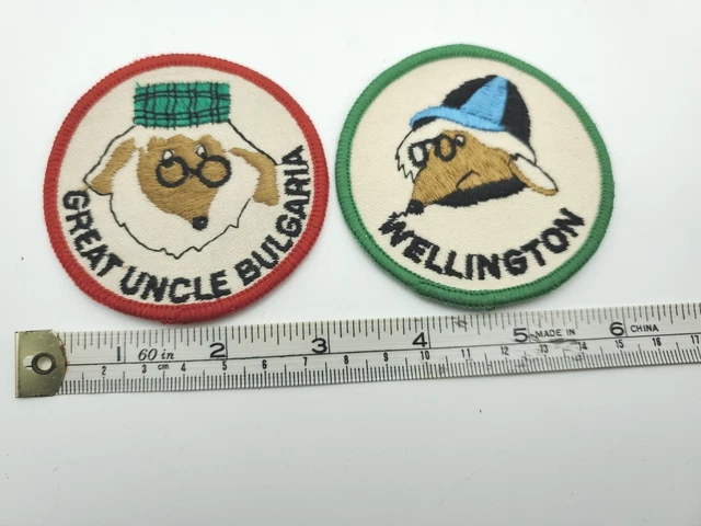 ORIGINAL WOMBLES PATCHES Badges 1970's Vintage Uncle Bulgaria ...