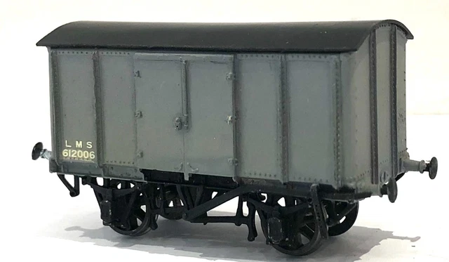 4MM/OO GAUGE KIT Built White Metal Lms Steel Goods Van '612006' £24.99 ...