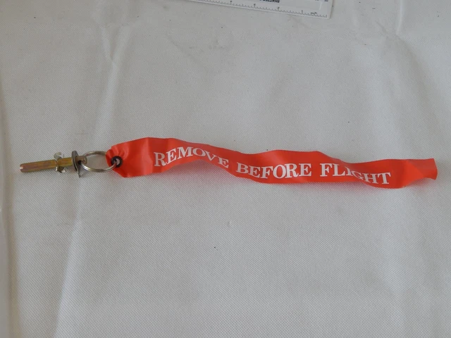 AIRCRAFT REMOVE Before Flight Pin With Flag [1R7E] £3.99 - PicClick UK