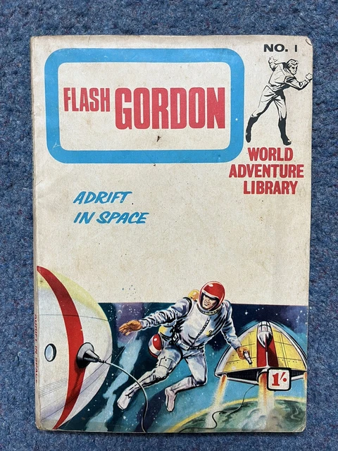WORLD ADVENTURE LIBRARY Picture Comic Flash Gordon No. 1 Adrift in ...