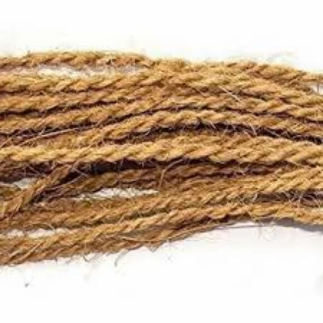 HANDMADE COCONUT HUSK Coir Fiber Rope Twisted 100% Natural Eco-Friendly ...