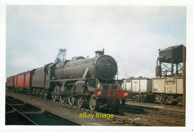 PHOTO 6X4 RAILWAY Steam Ex LMS 5MT 44912 at unknown location colour ...