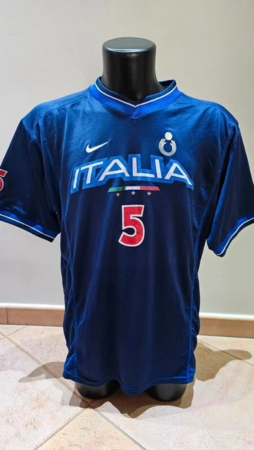 MAGLIA ITALIA MATCH worn indossata pallavolo bachi EUR 99,00 - PicClick IT