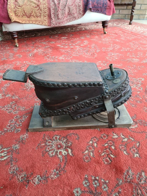 ANTIQUE BRITISH BELLOWS - Foot Pump £63.12 - PicClick UK
